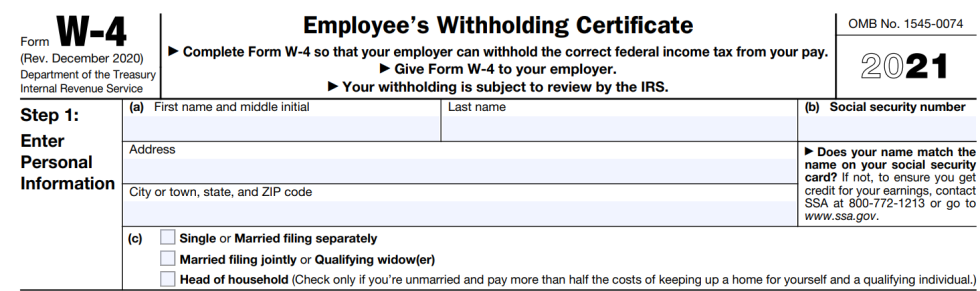 How to Complete Form W-4